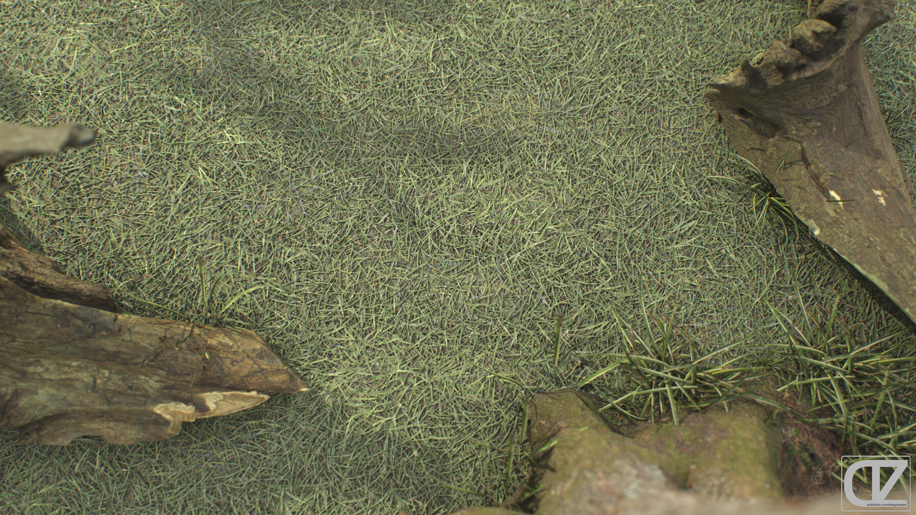 ArtStation - PBR - GRASS - 4K MATERIAL + .SBS GRAPH | Game Assets