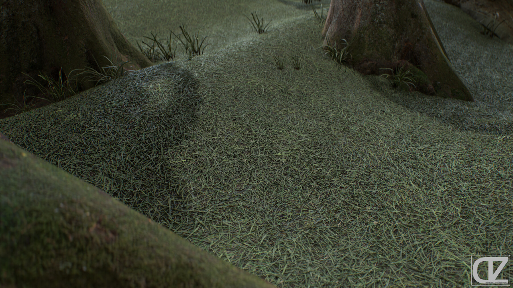 ArtStation - PBR - GRASS - 4K MATERIAL + .SBS GRAPH | Game Assets