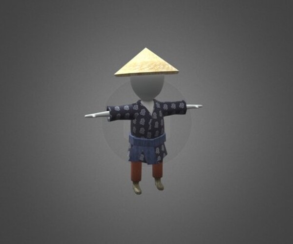 ArtStation - 3D Chineese Stickman - Hypecasual | Game Assets