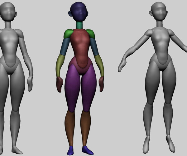 ArtStation - Base Cartoon Model | Resources