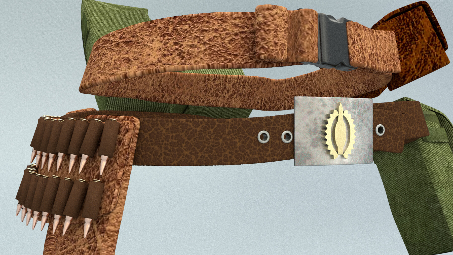 ArtStation - laos Game Military Belt | Game Assets