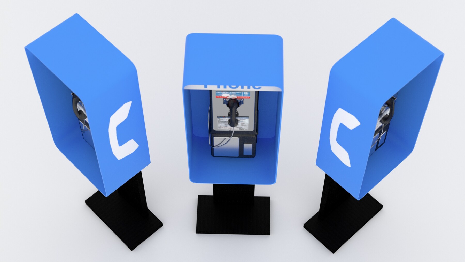ArtStation - American Freestanding Pacbell Payphone | Resources