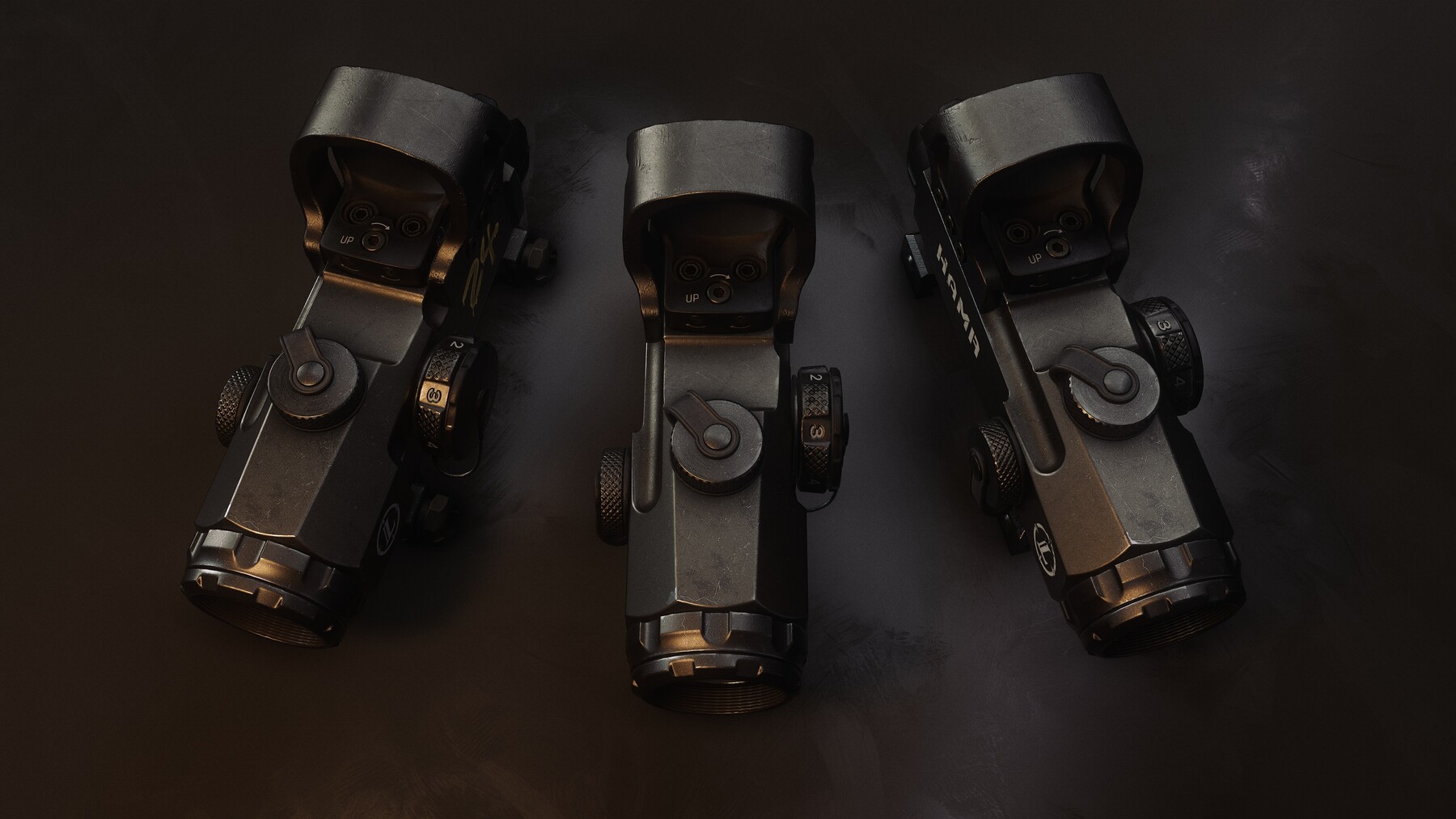 ArtStation - HAMR x4 24MM Rifle Scope | Game Assets