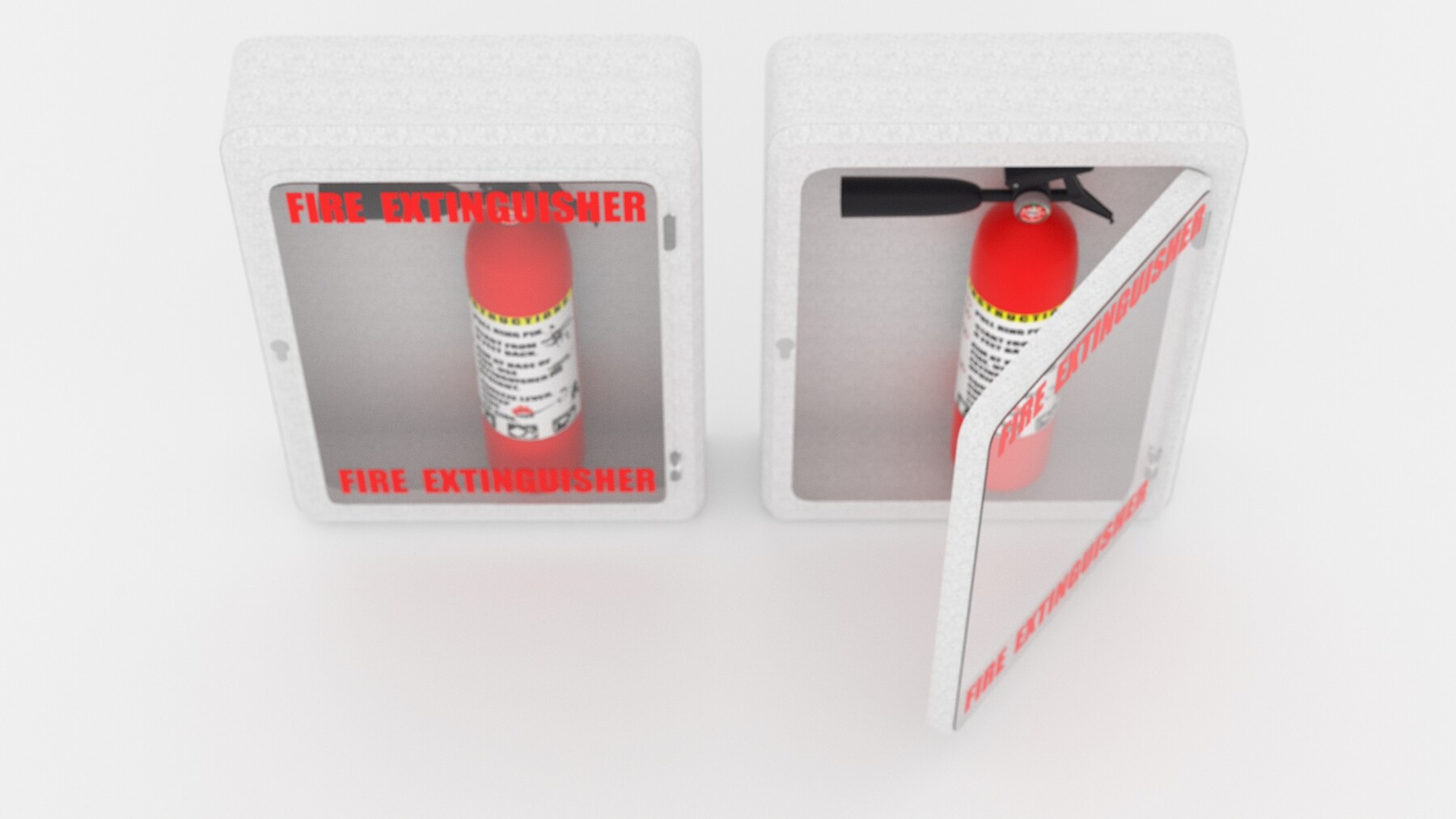 ArtStation - Fire Extinguisher Box | Resources