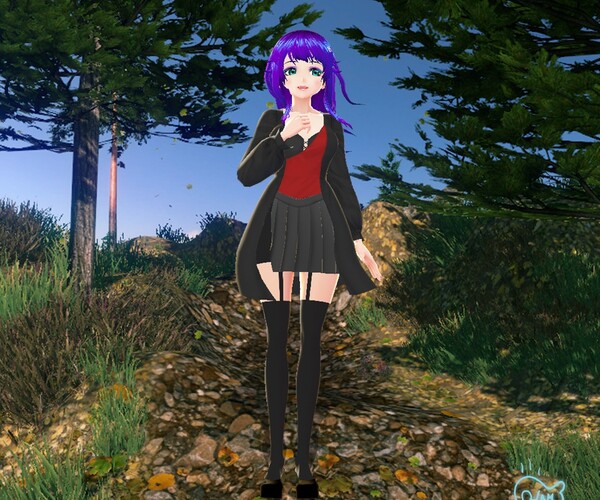 ArtStation - [Vroid] Simply Gothic | Resources