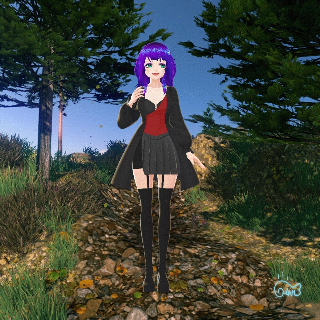 ArtStation - [Vroid] Simply Gothic | Resources