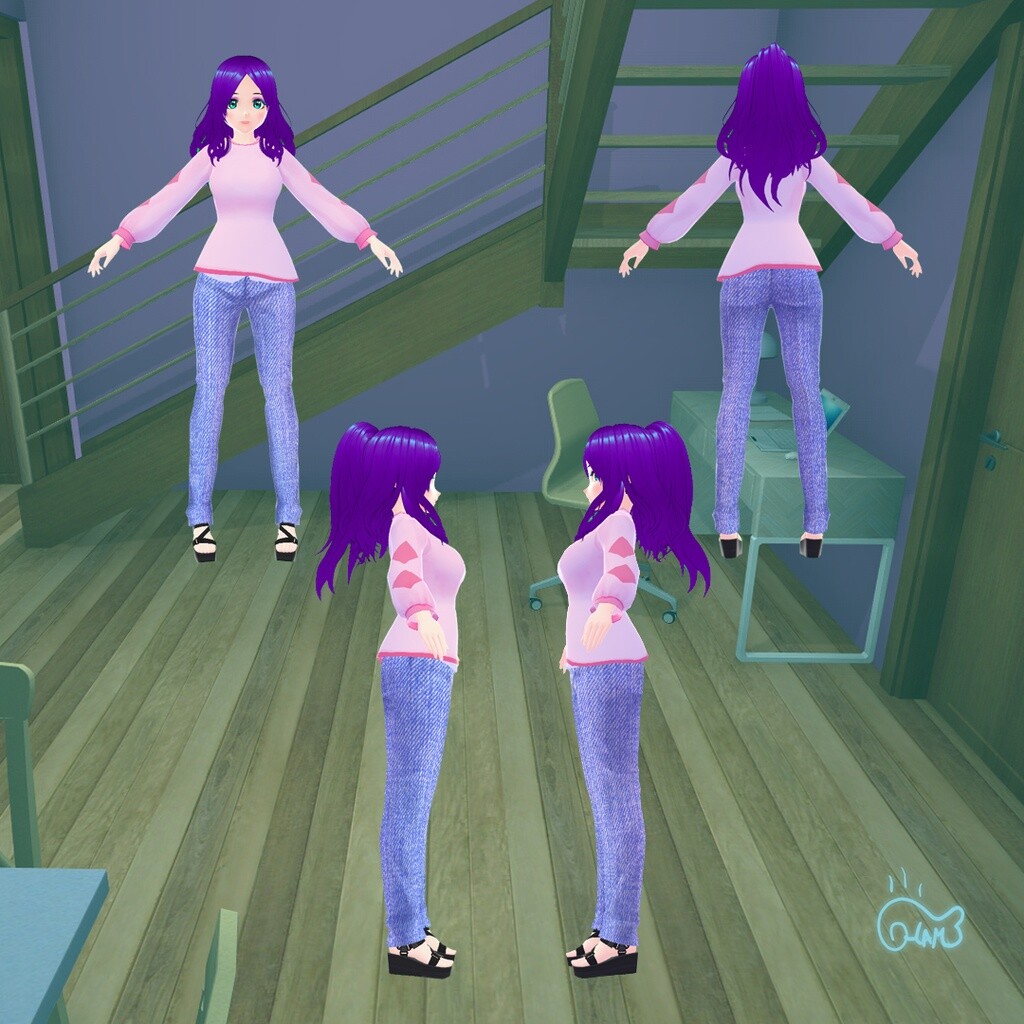 ArtStation - [Vroid] Casual Clothing | Resources