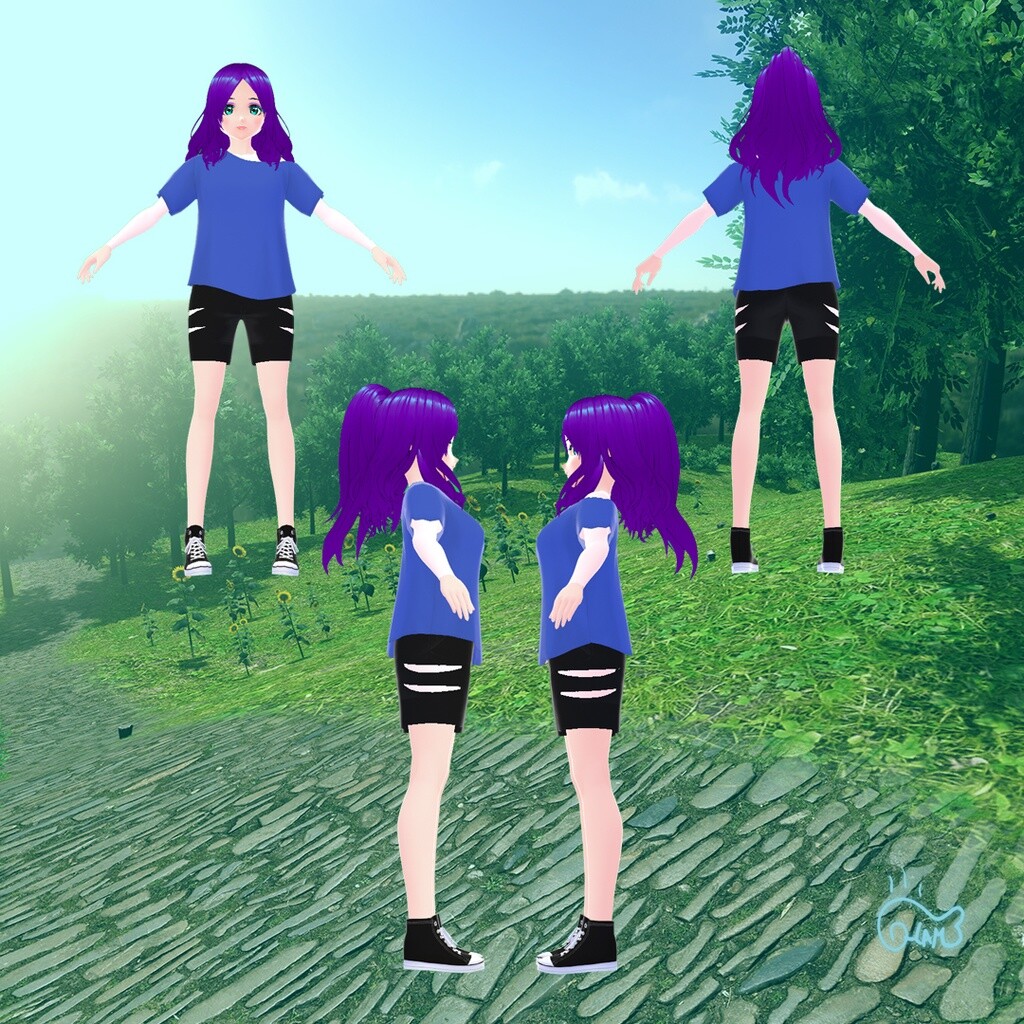 ArtStation - [Vroid] Sportswear | Resources