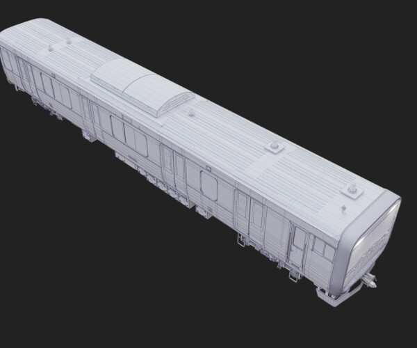 ArtStation - Rigged Train Japanese Locomotive Detailed Interior ...