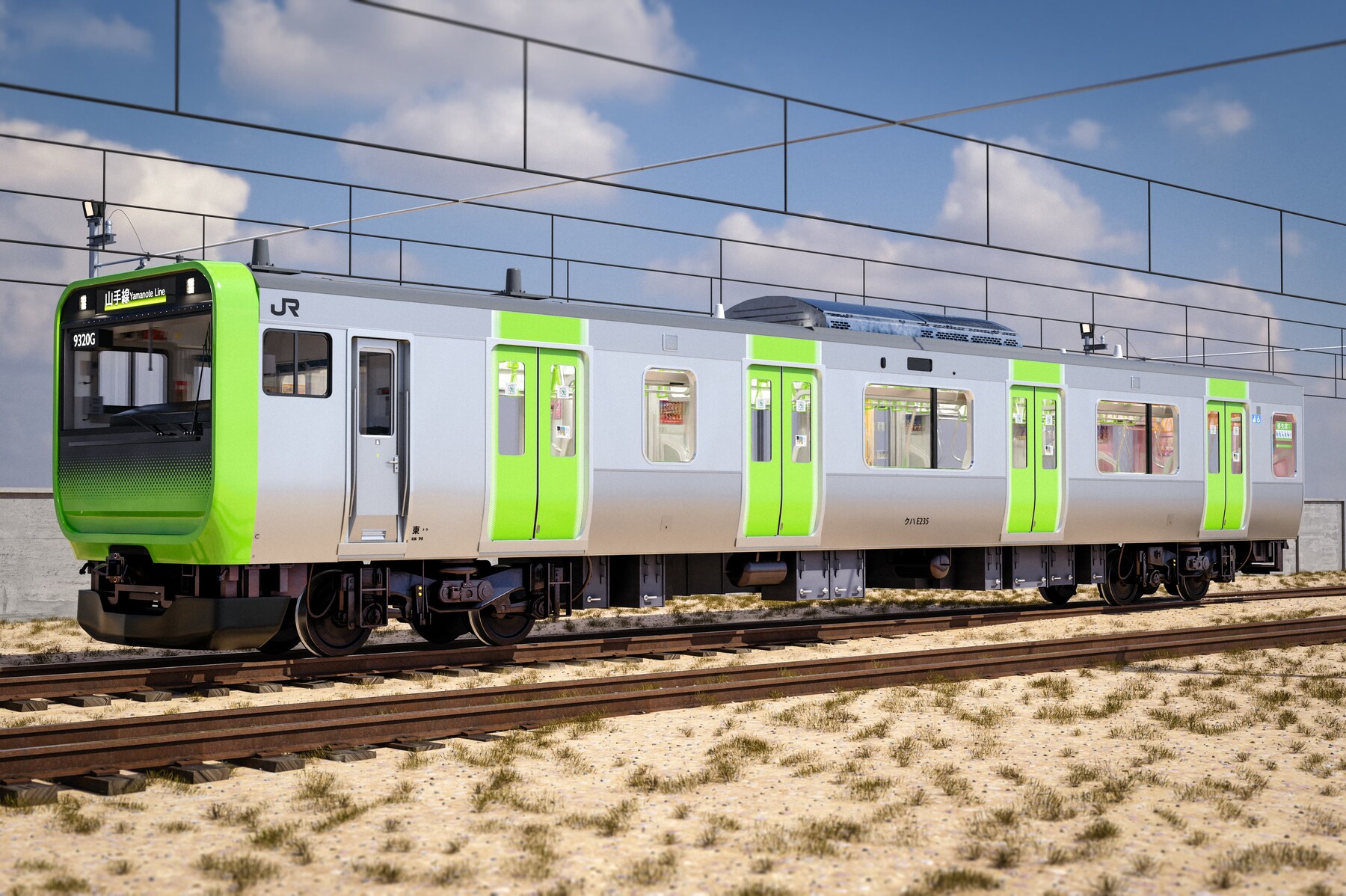 ArtStation - Rigged Train Japanese Locomotive Detailed Interior ...