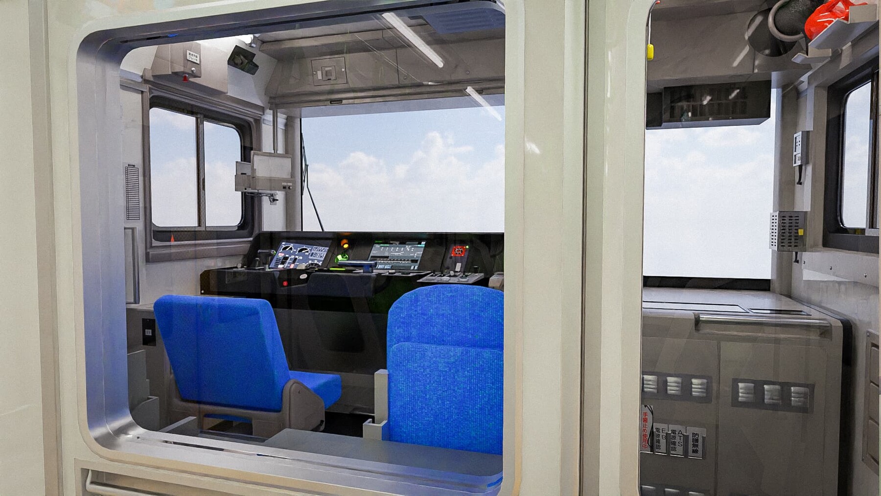 ArtStation - Rigged Train Japanese Locomotive Detailed Interior ...
