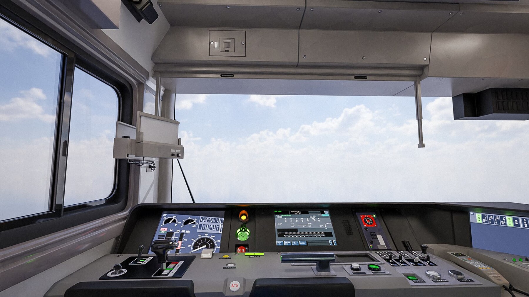 ArtStation - Rigged Train Japanese Locomotive Detailed Interior ...