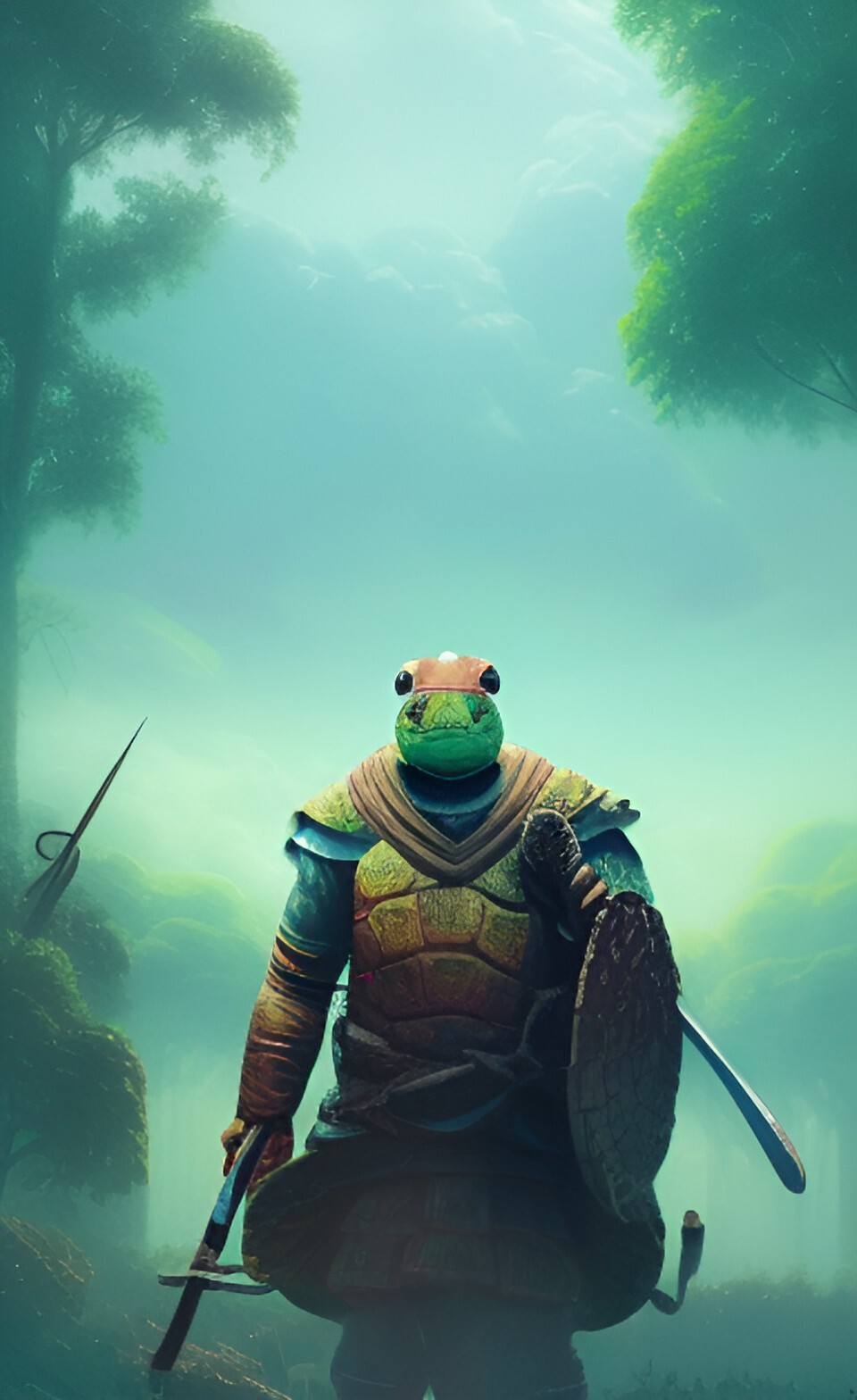 ArtStation - Turtle Warrior 6800 jpg pack wombo art | Artworks