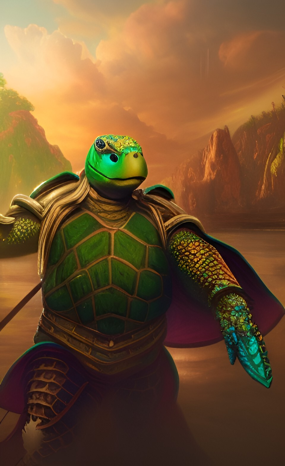 ArtStation - Turtle Warrior 6800 jpg pack wombo art | Artworks