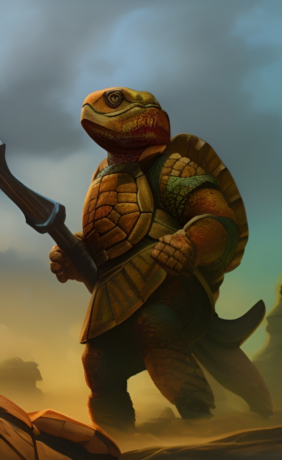 ArtStation - Turtle Warrior 6800 jpg pack wombo art | Artworks