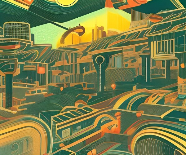 ArtStation - Memphys style 9200 jpg pack wombo art | Artworks