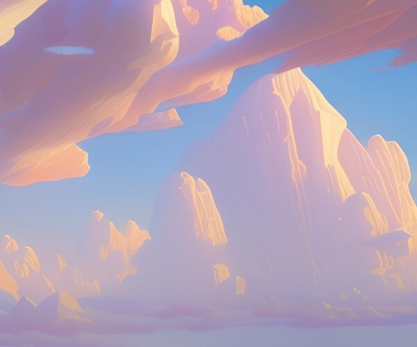 ArtStation - Dreamy cloudscape 13800 jpg pack wombo art | Artworks