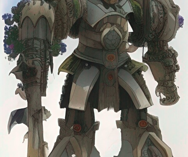 ArtStation - Big medieval mech 8000 jpg pack wombo art | Artworks