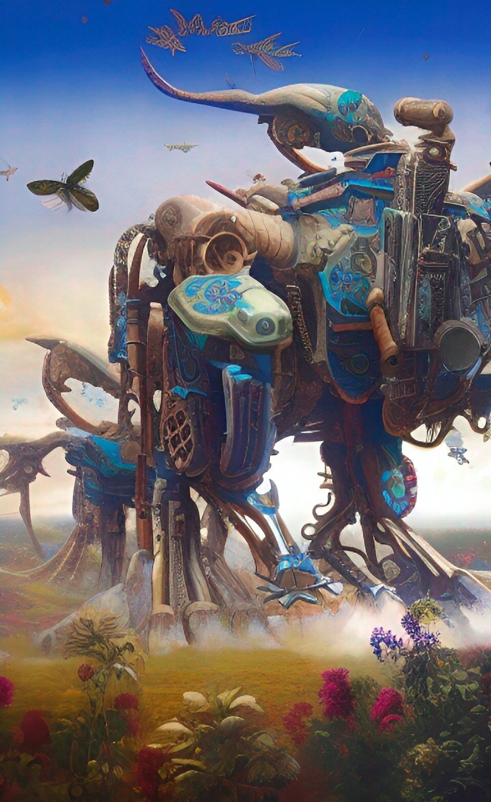 ArtStation - Big medieval mech 8000 jpg pack wombo art | Artworks