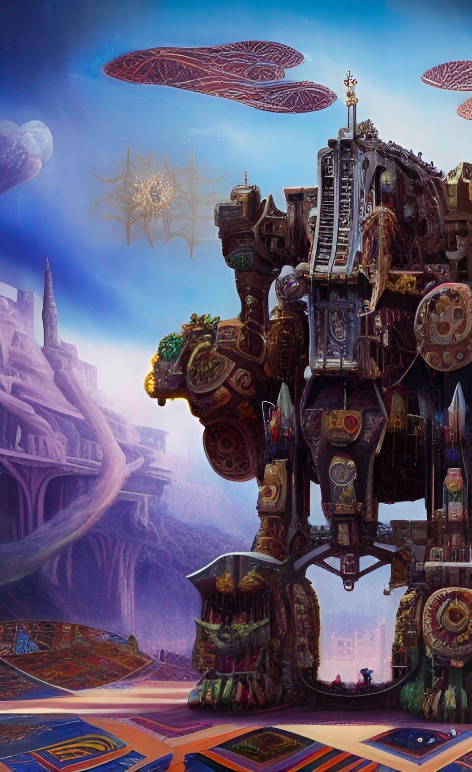 ArtStation - Big medieval mech 8000 jpg pack wombo art | Artworks