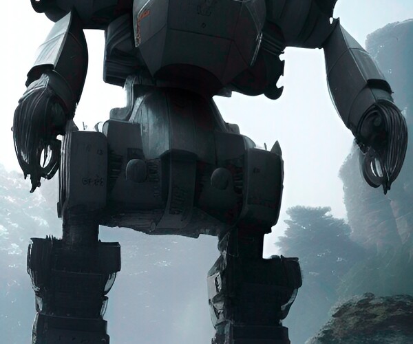 ArtStation - Big medieval mech 8000 jpg pack wombo art | Artworks