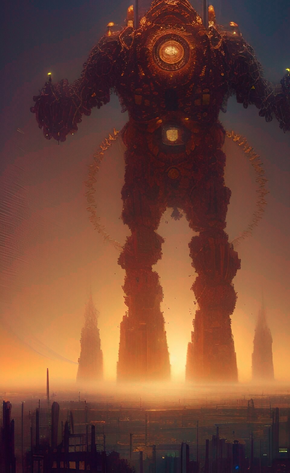 ArtStation - Massive biomechanical golem 10900 jpg pack wombo art | Artworks