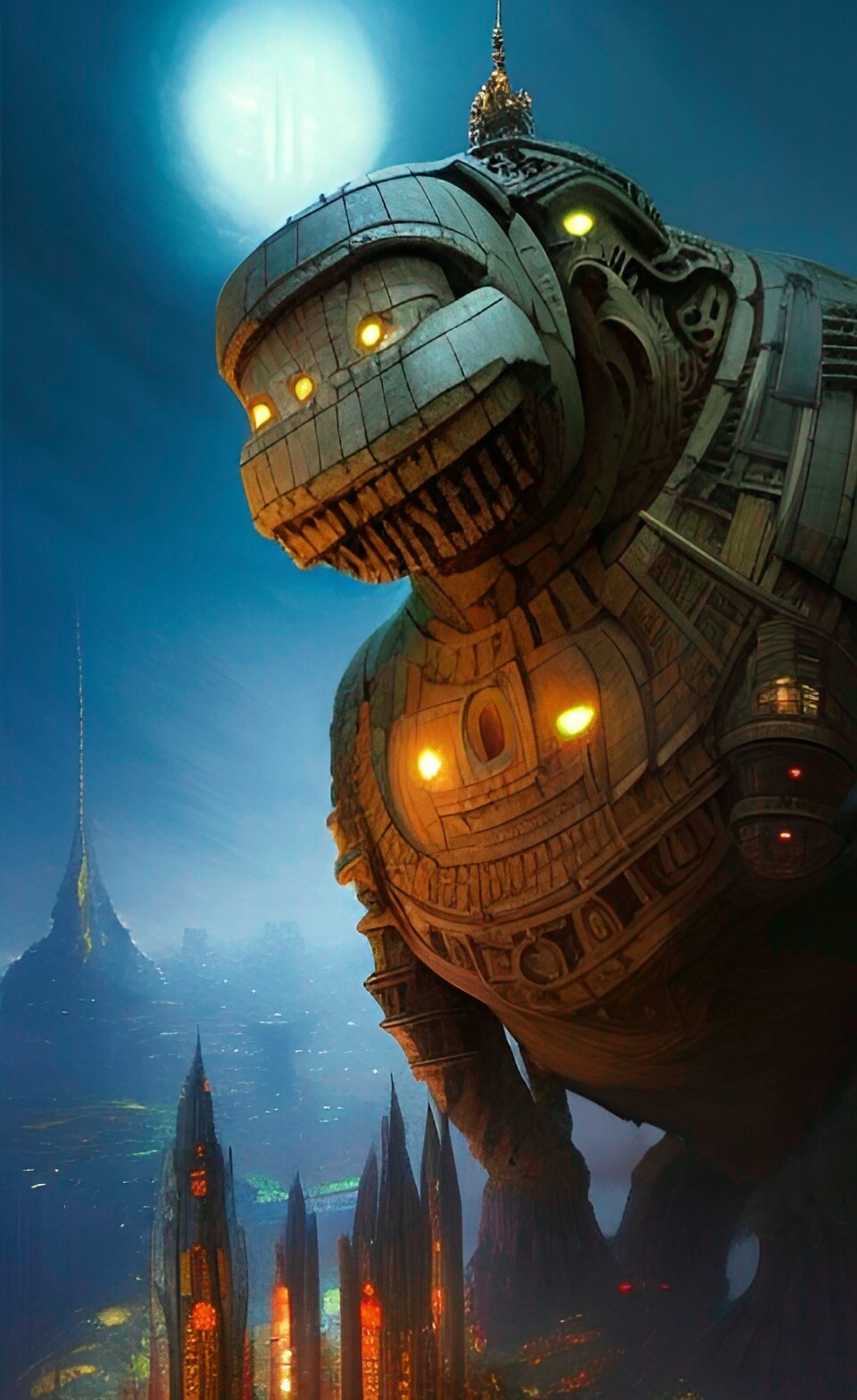 ArtStation - Massive biomechanical golem 10900 jpg pack wombo art | Artworks