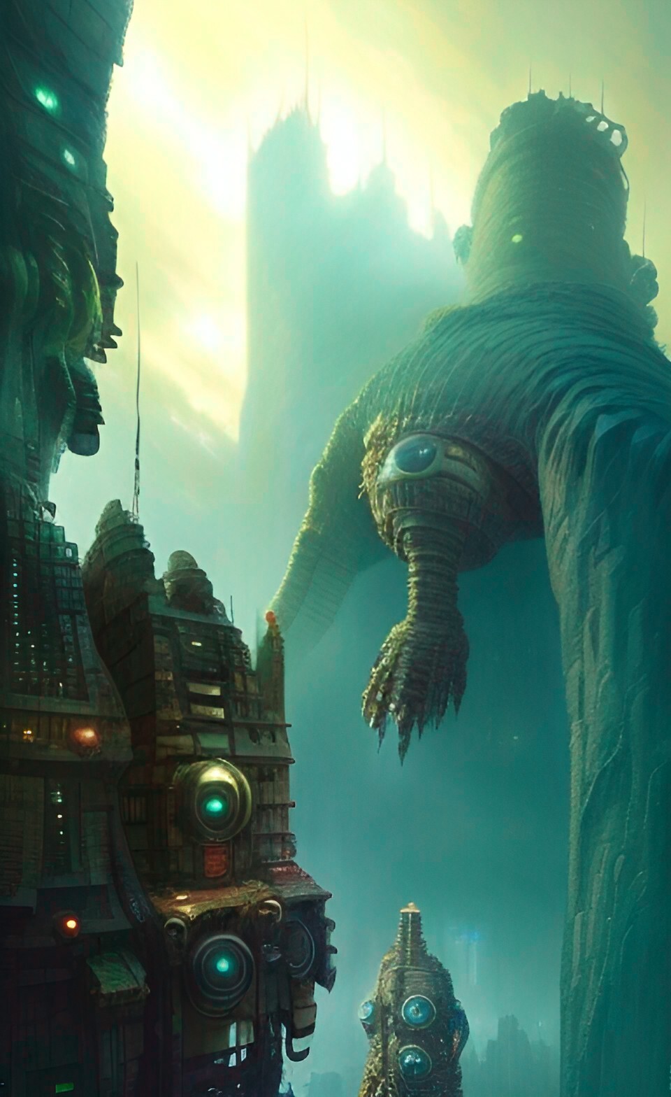 ArtStation - Massive biomechanical golem 10900 jpg pack wombo art | Artworks