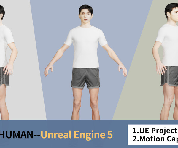 ArtStation - Asian short hair man--Metahuman/Unreal engine | Game Assets