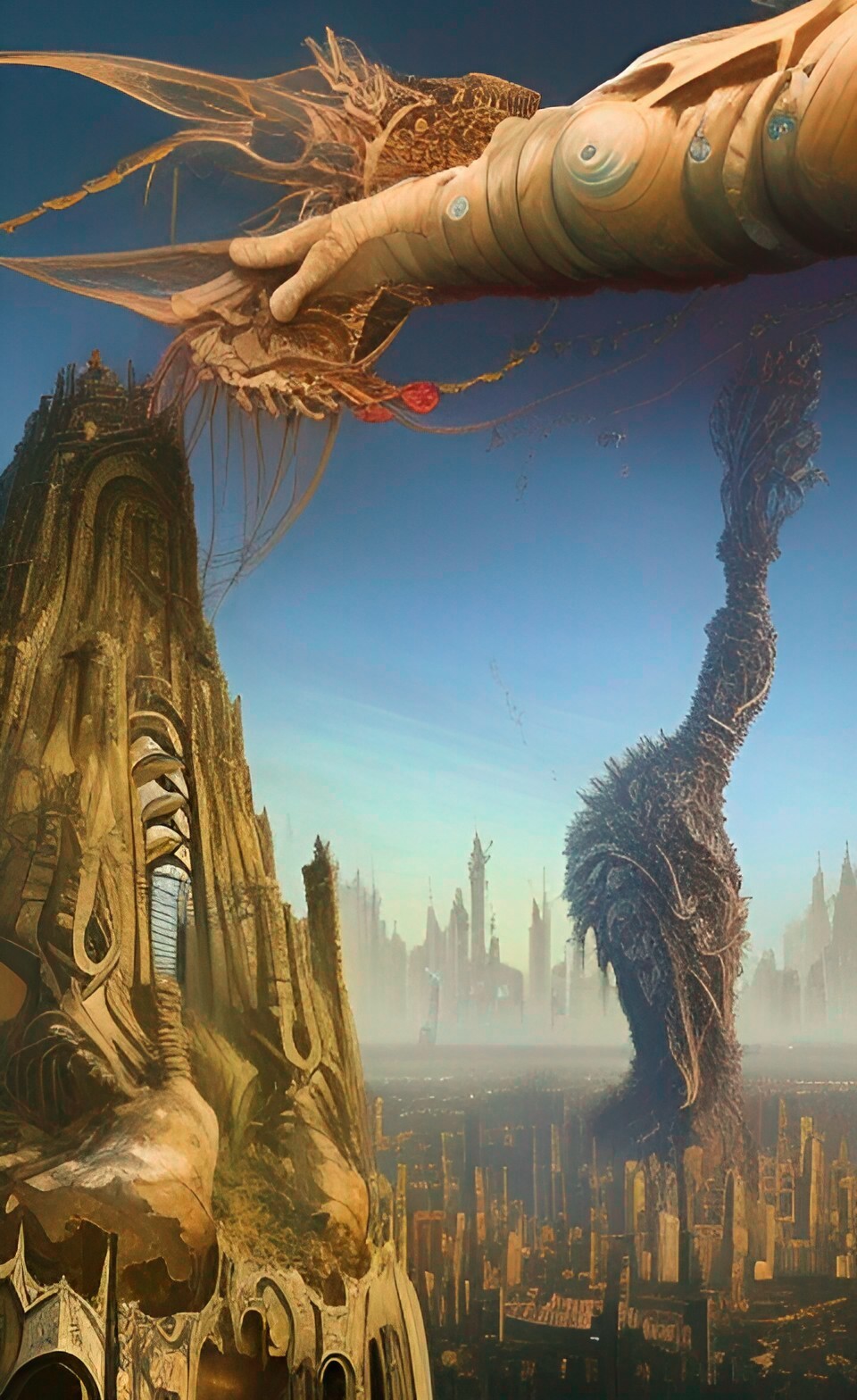 ArtStation - Massive biomechanical golem 10900 jpg pack wombo art | Artworks