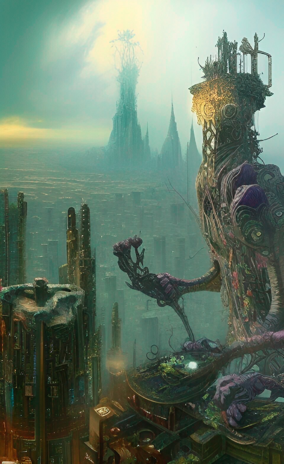 ArtStation - Massive biomechanical golem 10900 jpg pack wombo art | Artworks