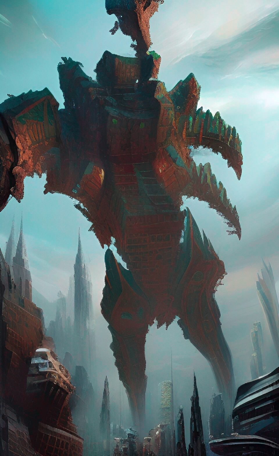 ArtStation - Massive biomechanical golem 10900 jpg pack wombo art | Artworks