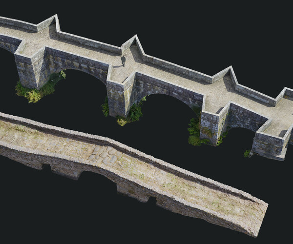 ArtStation - Old Stone Bridge Scans | Game Assets