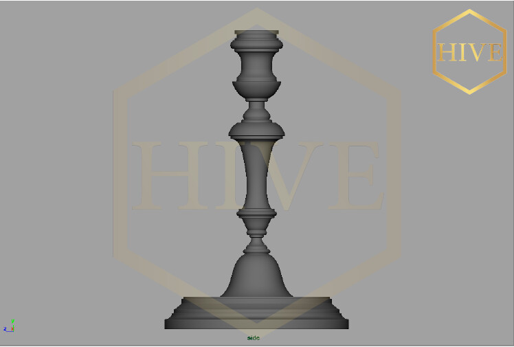 ArtStation - 3d model decore candle stick stl | Resources