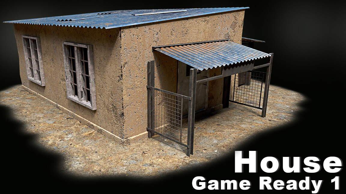 ArtStation - House Game Ready 1 | Game Assets
