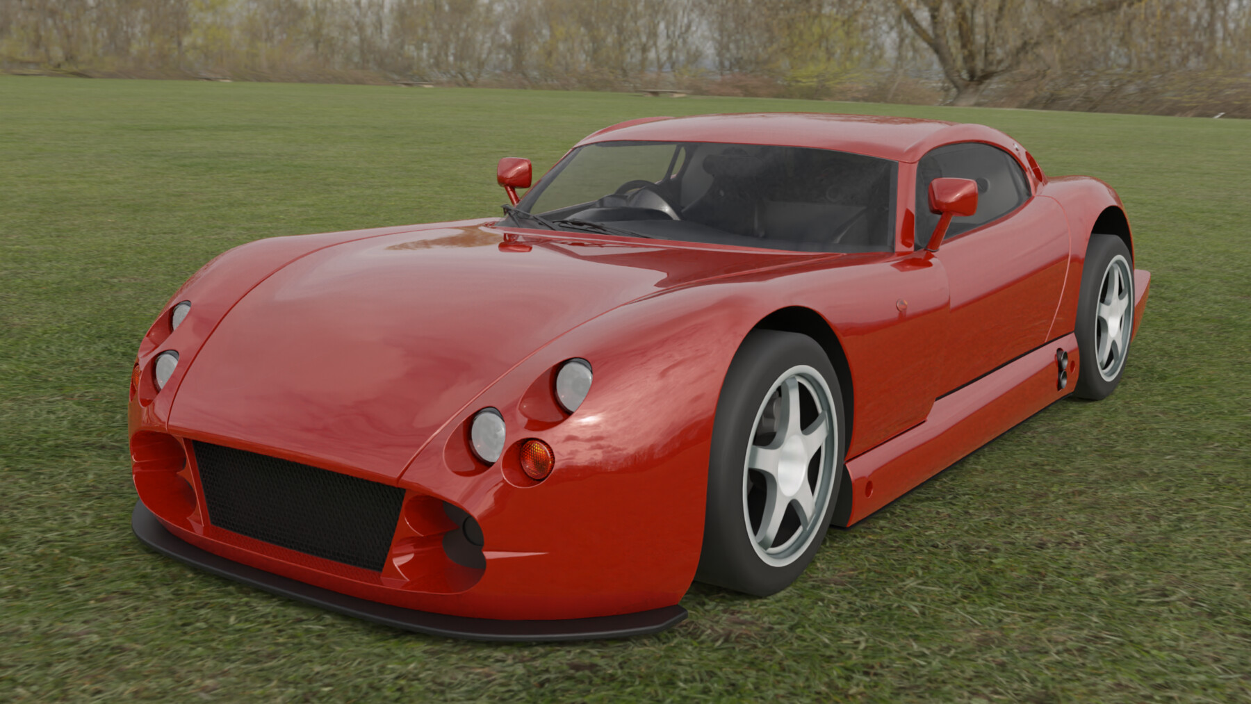 ArtStation - TVR Cerbera Speed 12 with Engine Sounds | Game Assets