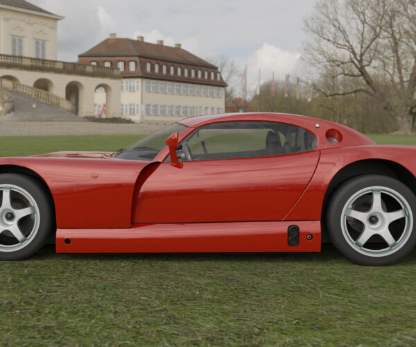 ArtStation - TVR Cerbera Speed 12 with Engine Sounds | Game Assets