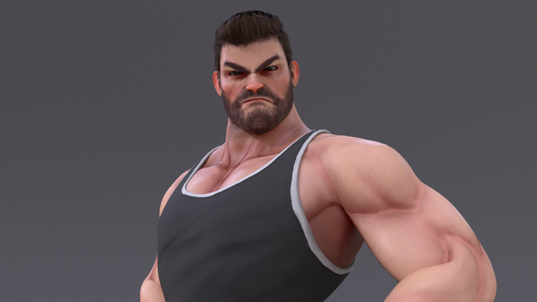 ArtStation - James Cartoon Man (Rig) | Game Assets