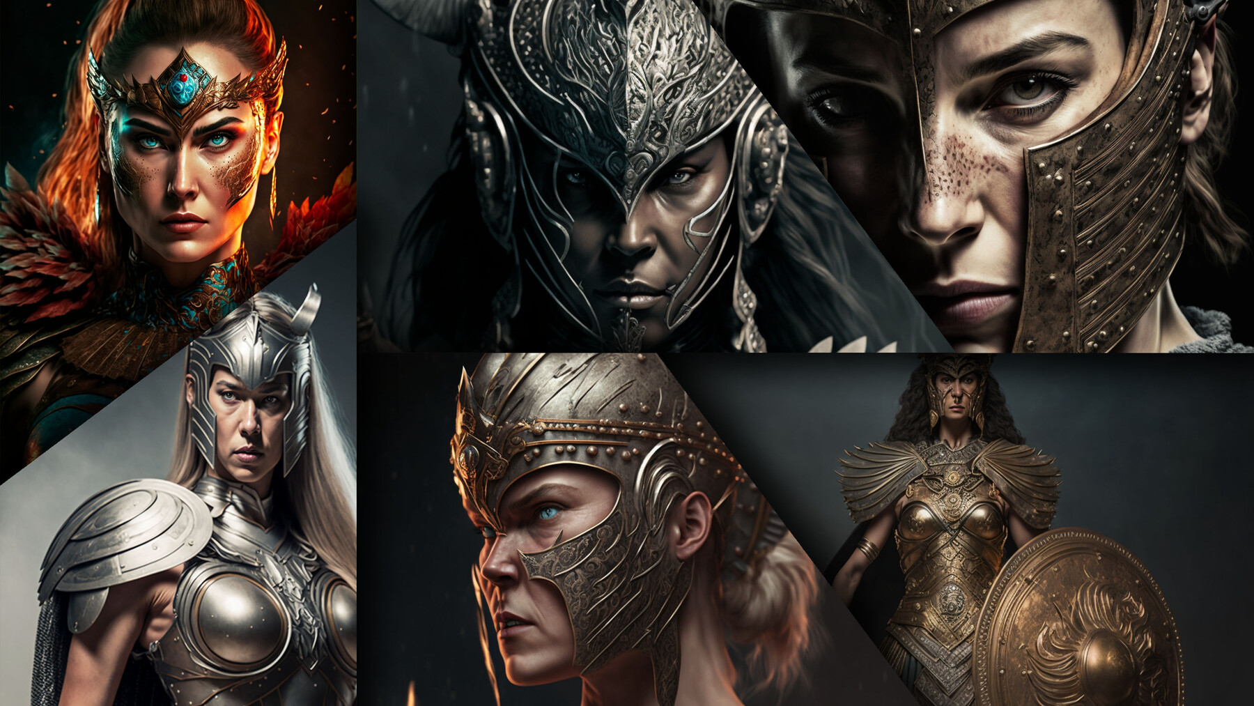 ArtStation - 103 Legendary Woman Warrior (More Than 8K Resolution ...