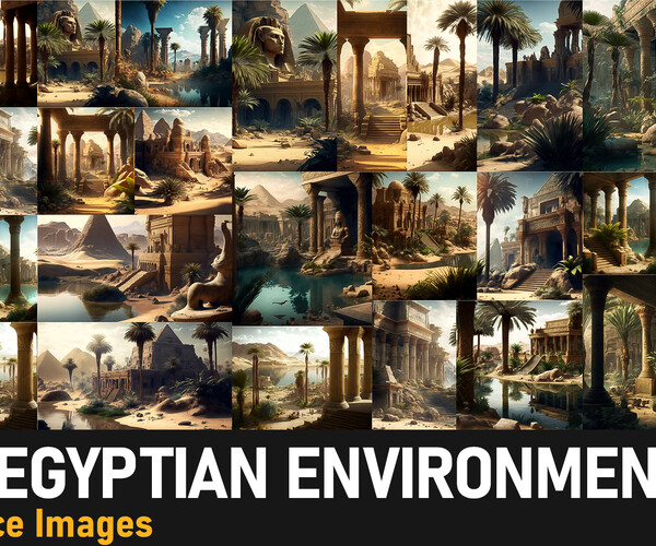 ArtStation - Egyptian Environment VOL.01|4K Reference Images | Artworks