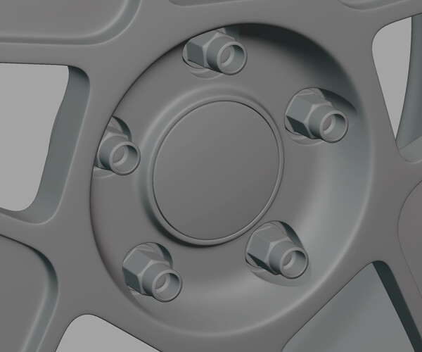 ArtStation - fifteen52 Tarmac R43 Hoonicorn Rim/Wheel 3D Model | Resources