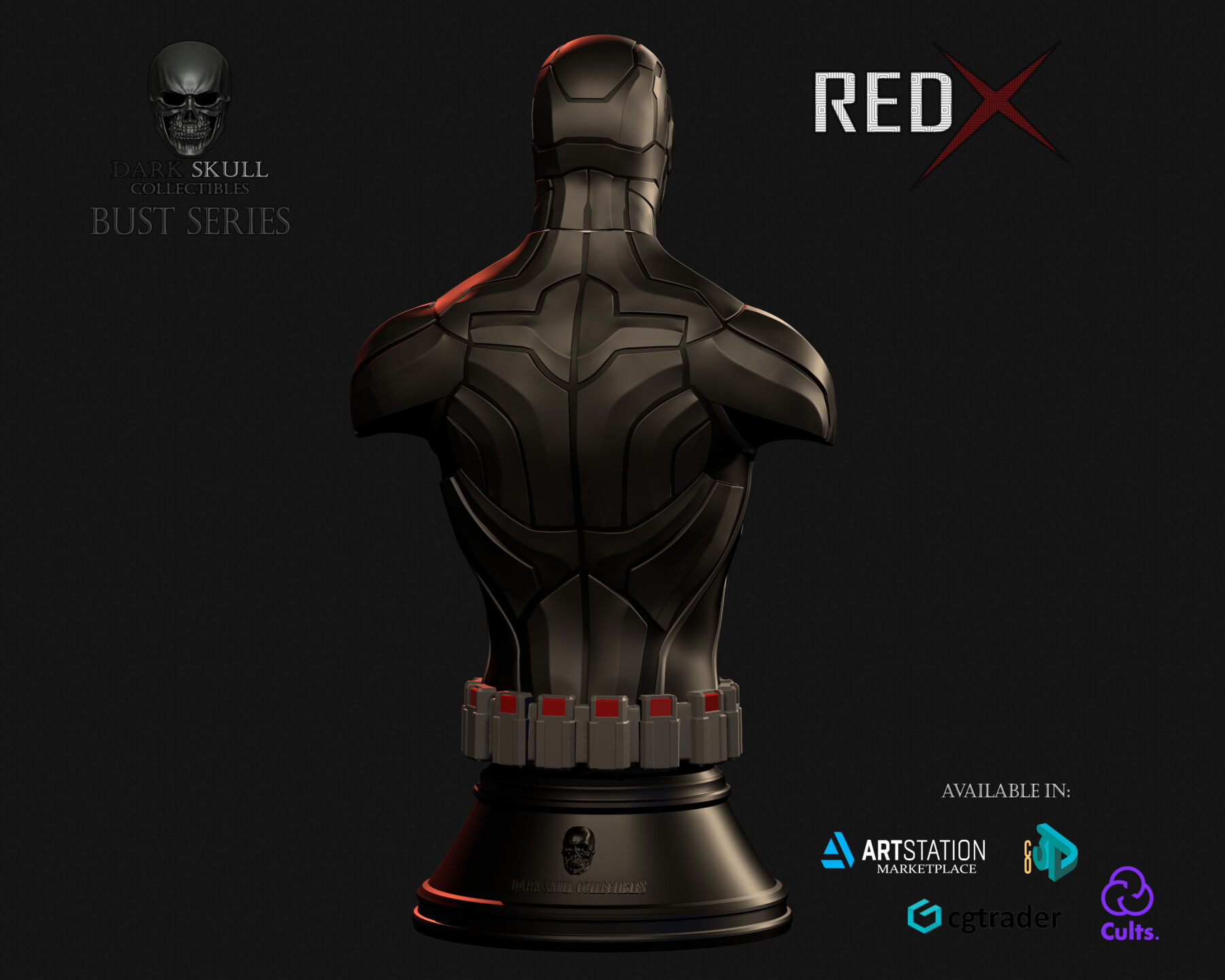 ArtStation - RED X BUST STL | Resources