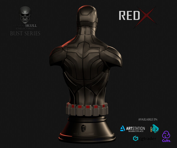 ArtStation - RED X BUST STL | Resources