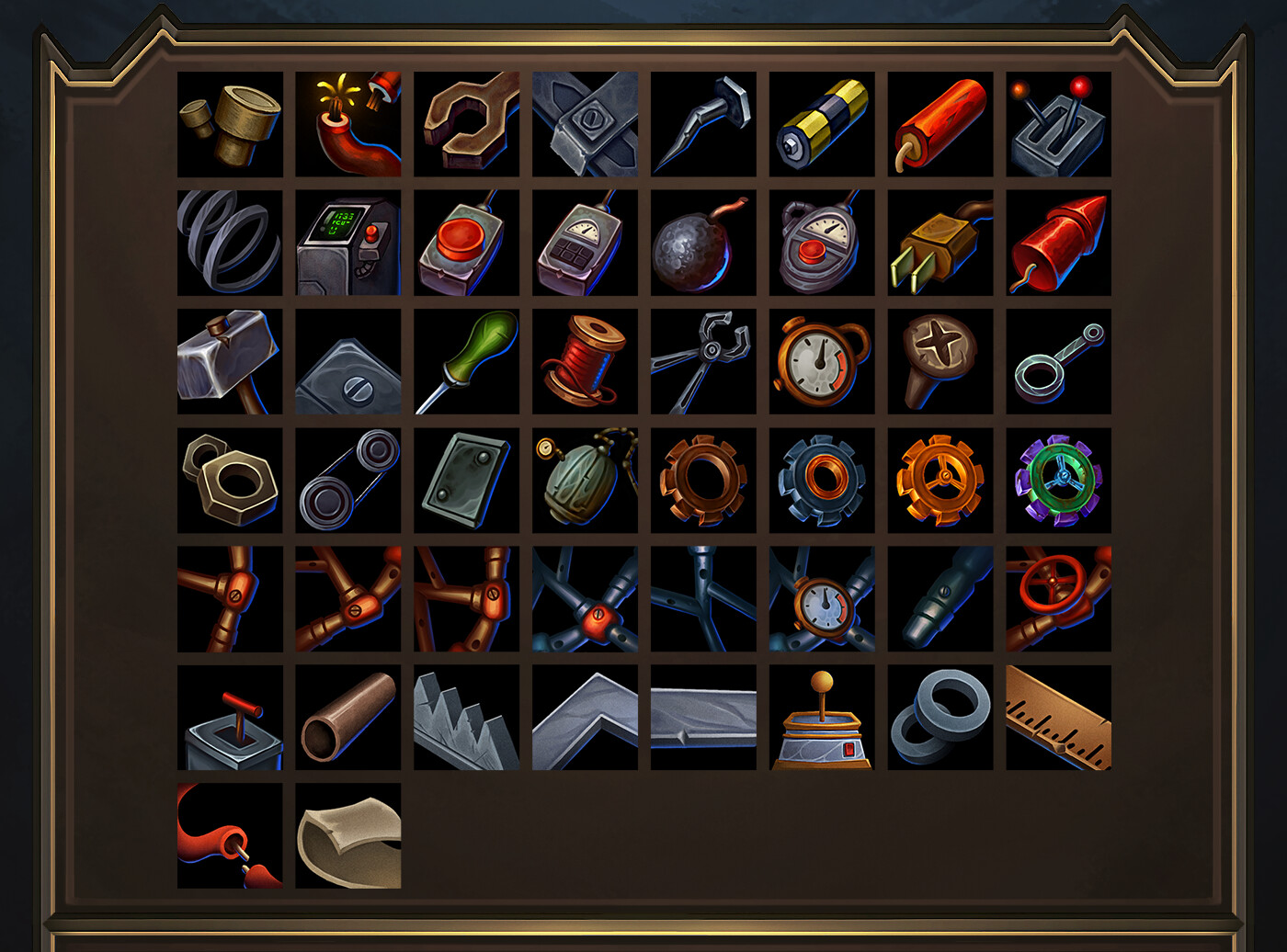 ArtStation - Engineering Craft Icons | Game Assets