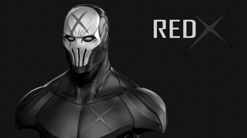 ArtStation - RED X BUST STL | Resources