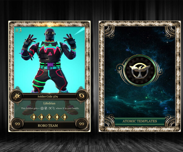 ArtStation - TCG template photoshop V1 | Artworks