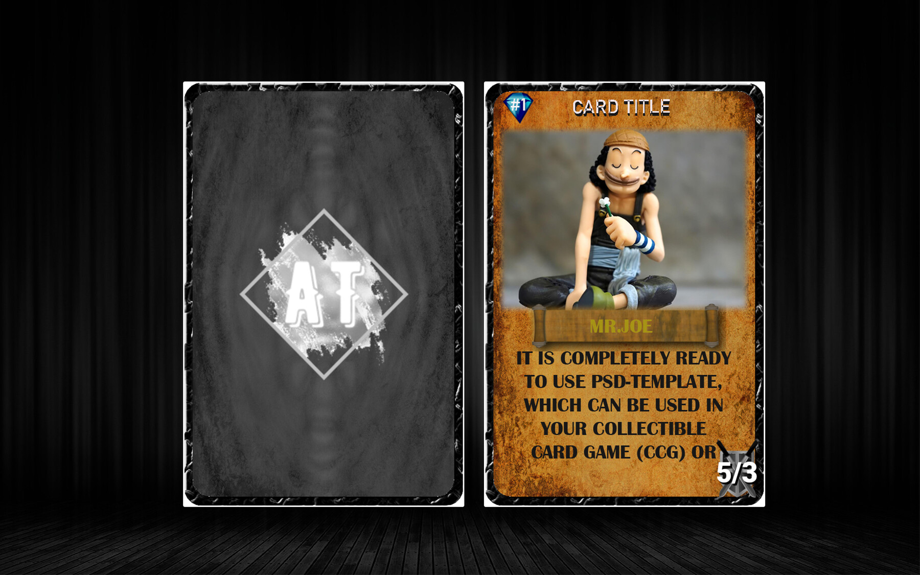 ArtStation - TCG Card template photoshop V2 | Artworks