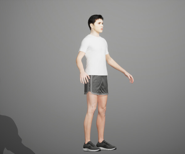 ArtStation - Asian short hair man--Metahuman/Unreal engine | Game Assets
