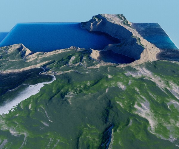 ArtStation - Terrain Collection - 02 Riff-01 | Game Assets