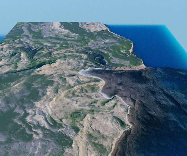 ArtStation - Terrain Collection - 02 Riff-01 | Game Assets